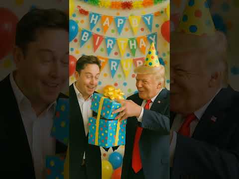 Trump HATES Elonβs Birthday Surprise ππ
