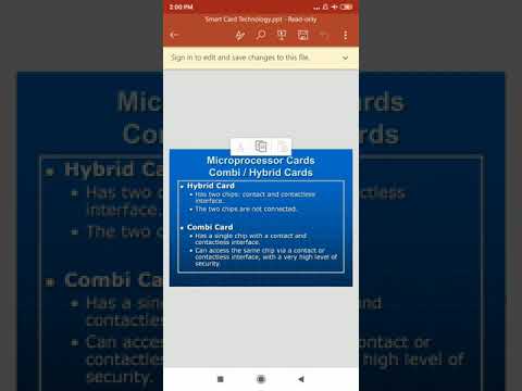 Smart card technology