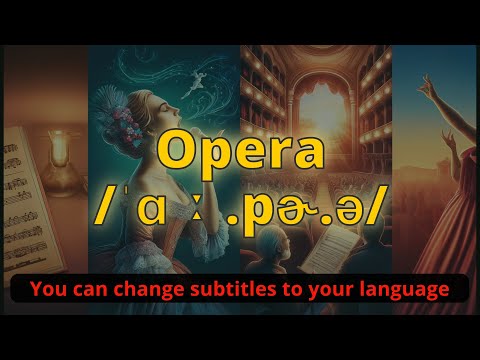 Opera meaning with 5 examples