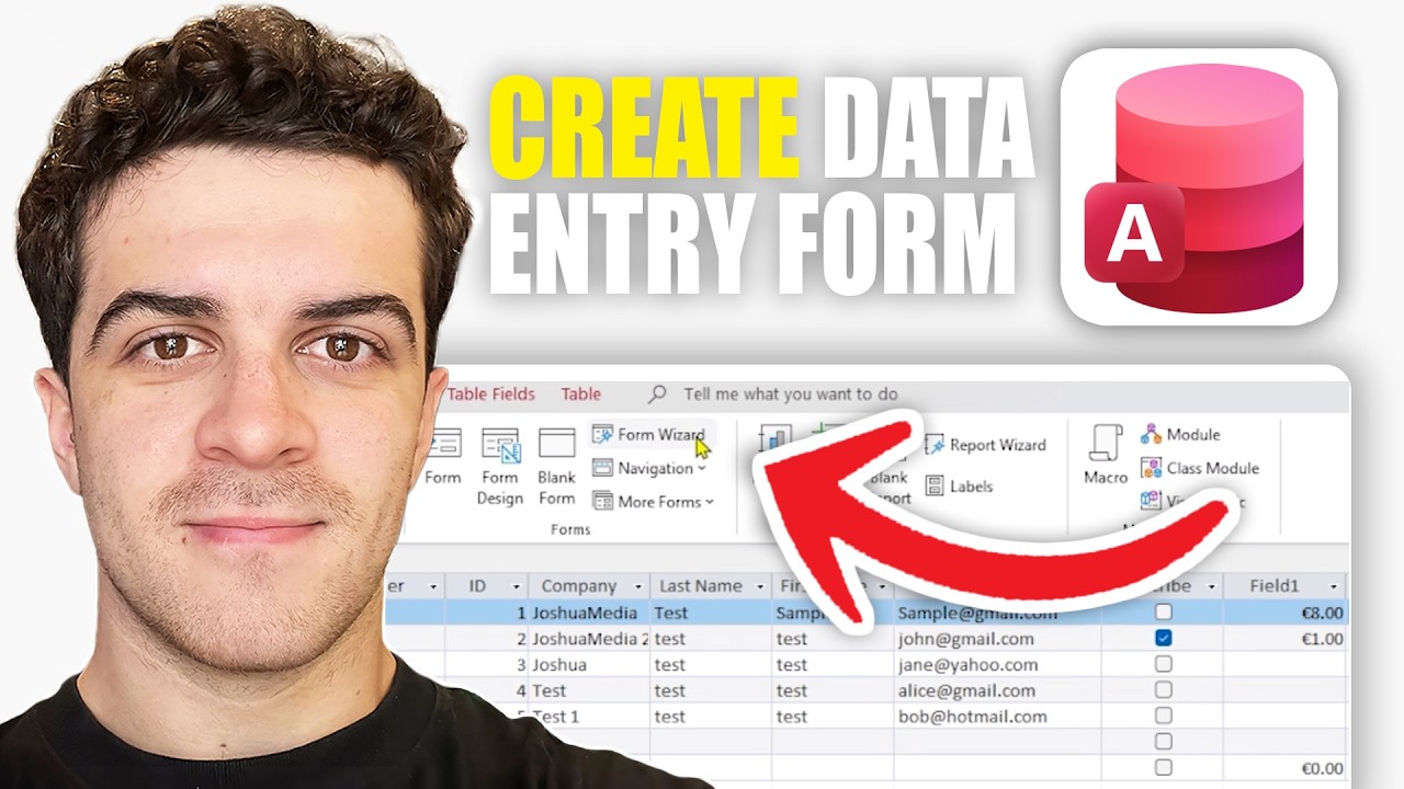 How to Create Data Entry Form in Microsoft Access (2026 Guide)