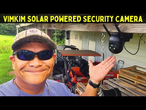 Ultimate Security: VIMKIM Solar Powered Camera Model DM324 Unboxed And Reviewed!