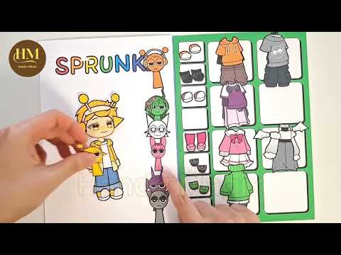 PAPER DIY: The Ultimate Sticker Warrior Battle Begins! - Sprunki Unboxing - #paperdiy
