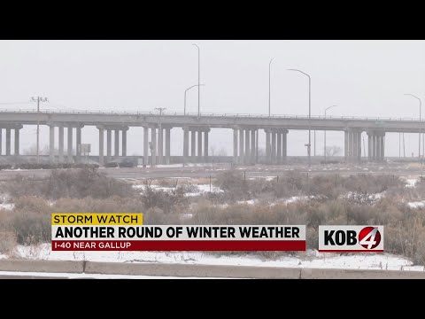 Winter weather hits New Mexico A look at road conditions west of ABQ