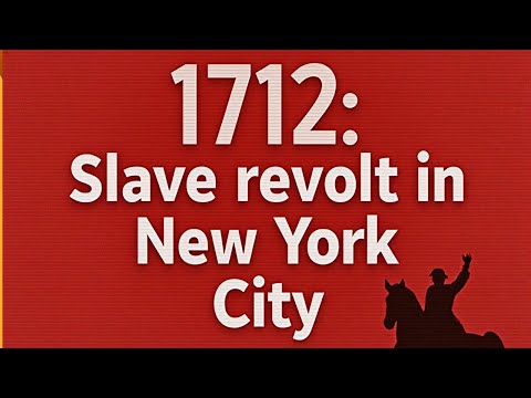 1712: Slave revolt in New York City. emgotvmedia history of united states