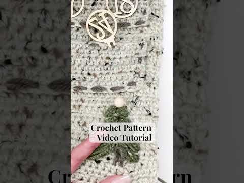 Free Crochet Advent Calendar Pattern - Count Down To Christmas - Crochet Holiday Decor