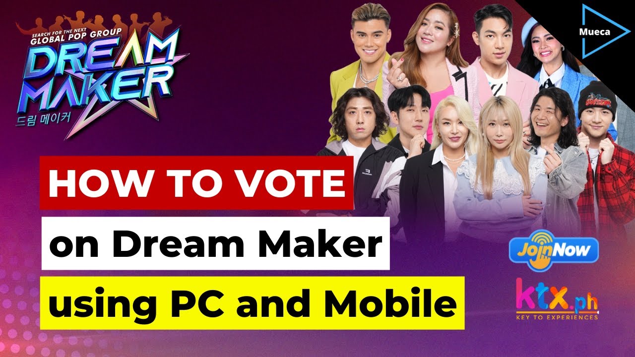 How to Vote on Dream Maker (PC and Mobile) Step by Step Tutorial 2022 | ABS-CBN |  Donald Mueca