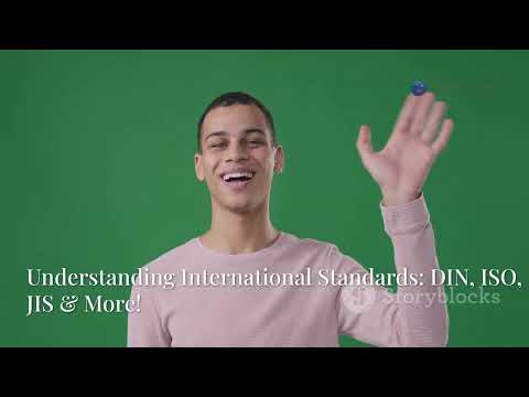 what DIN, ISO, JIS, GB, IS, BS, and ASTM stand for?