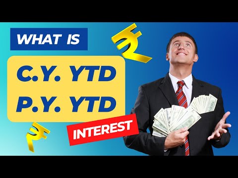 CY YTD Current Year Year-to-date interest and PY YTD Previous Year Year-to- date Interest