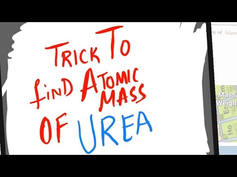 Trick to find Atomic Mass of Urea #ureafertilizer #urea #neet #jeemains #jeeadvanced #cbse
