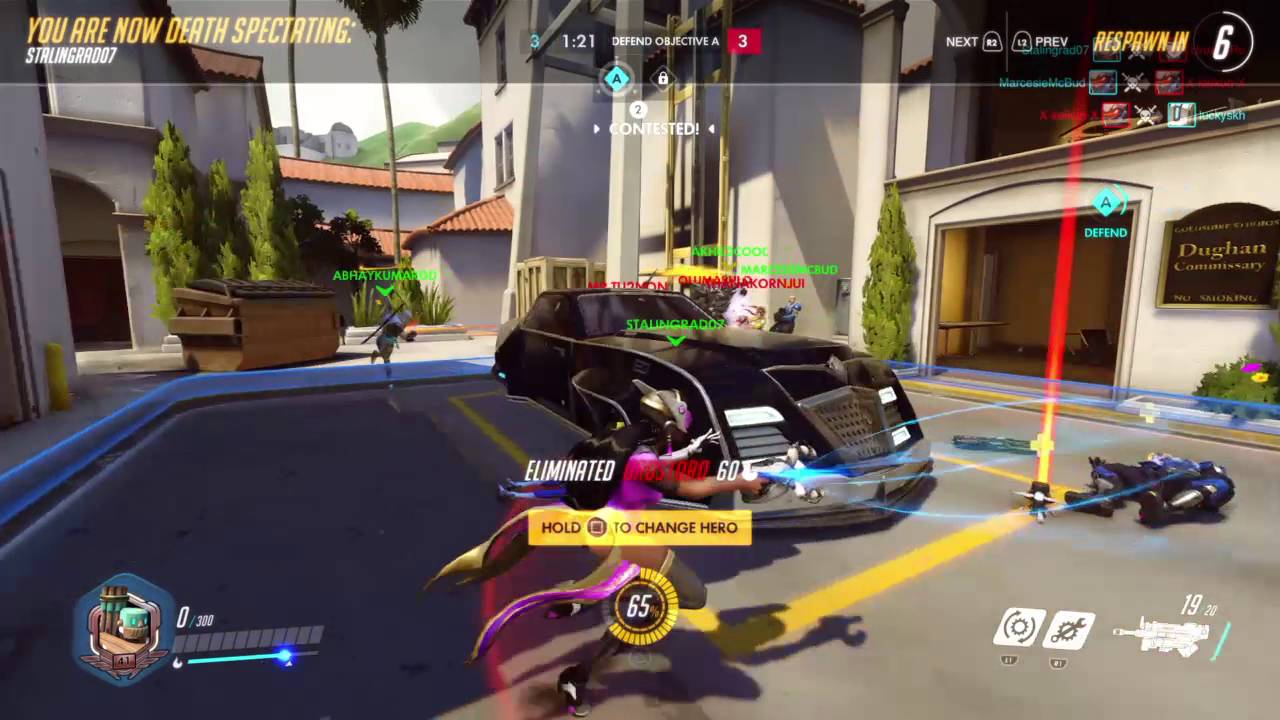 Overwatch Dva ass whooping