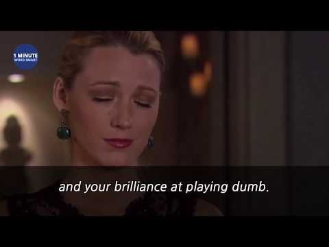 [1min Word Smart] #33 'wanton' (Gossip Girl, Orange Is The New Black) [SAT, GRE vocabulary]