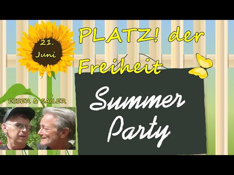 PLATZ! der Freiheit - "Summer in the garden" 21.Juni'25 mit F: Esser & M. Sailer