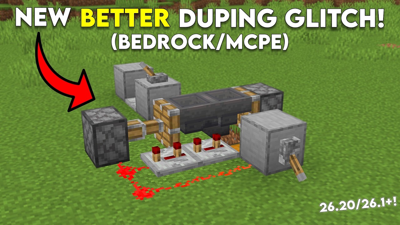 NEW! Infinite Item Duplication Glitch Minecraft Bedrock v26.10+! (Easy Survival)