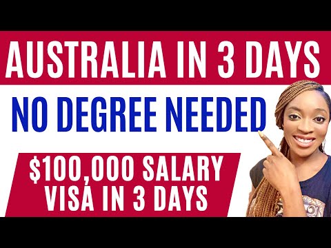 EASY AND FAST AUSTRALIA WORK VISA 2023: VISA SPONSORSHIP JOBS | MOVE WITH FAMILY