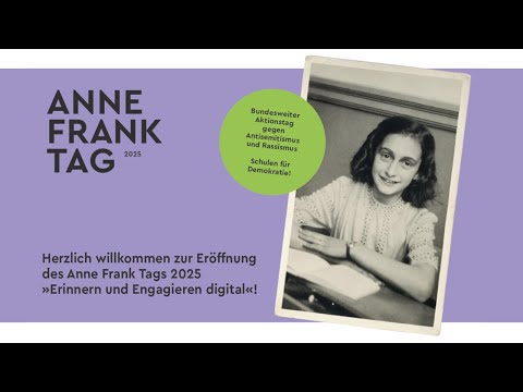 Eröffnung des Anne Frank Tages 2025
