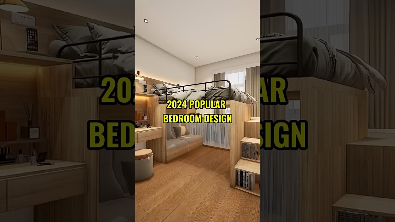 Transform Your Small Bedroom with This Trendy Space-Saving Layout!