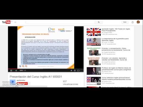 Introducción al aula virtual de Inglés A1 Parte I