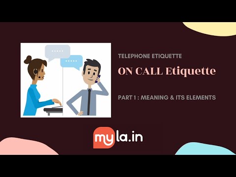 Meaning of Telephone Etiquette : Telephone Etiquette In Hindi #1