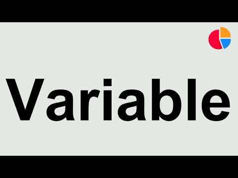 How to Pronounce: "Variable"