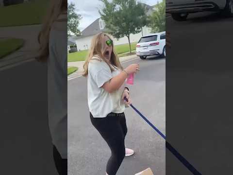 Karen Gets Instant Karma After Stealing Package