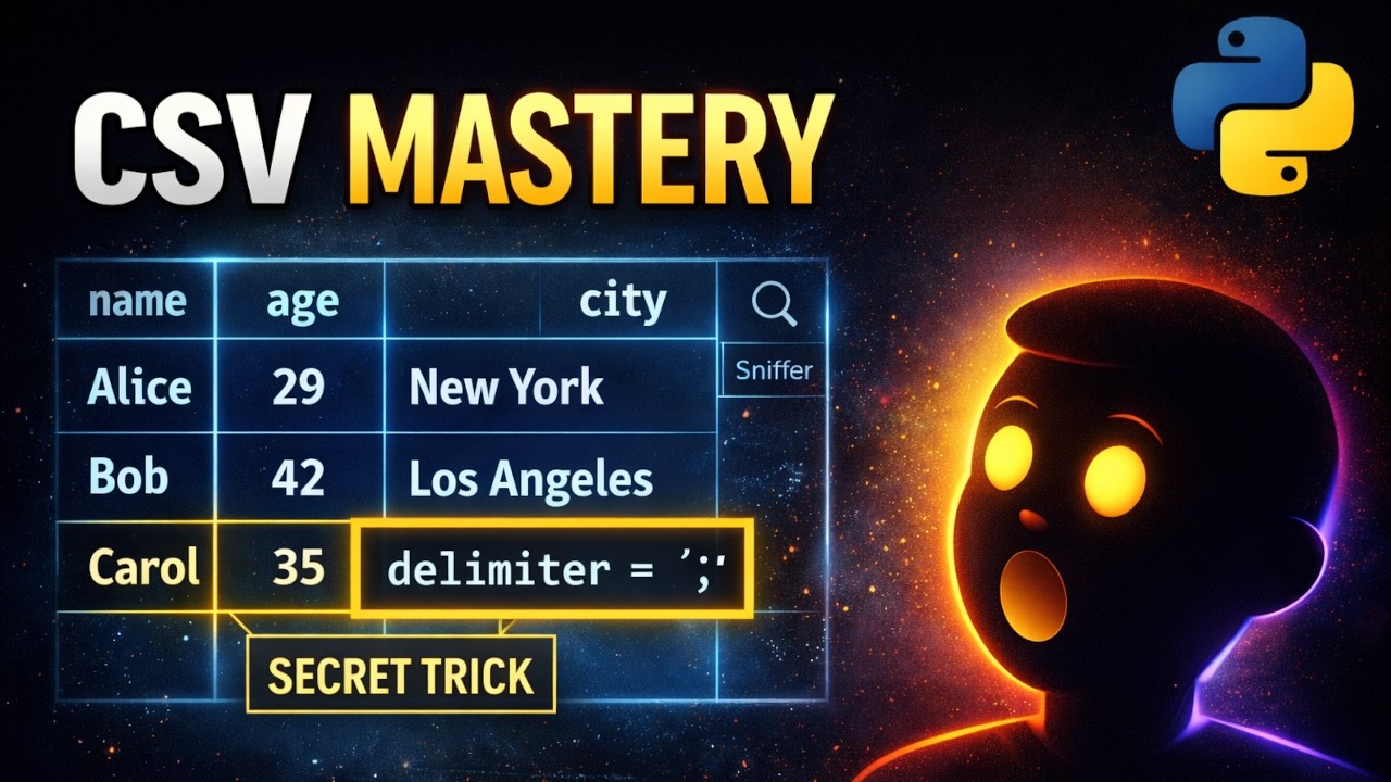 Python CSV Tutorial: Read, Write & Automate Data Analysis (2026 Guide)