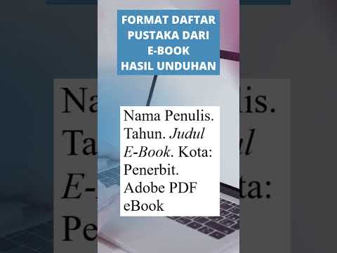 Contoh Penulisan Referensi Sumber dari Unduhan Dokumen eBook PDF