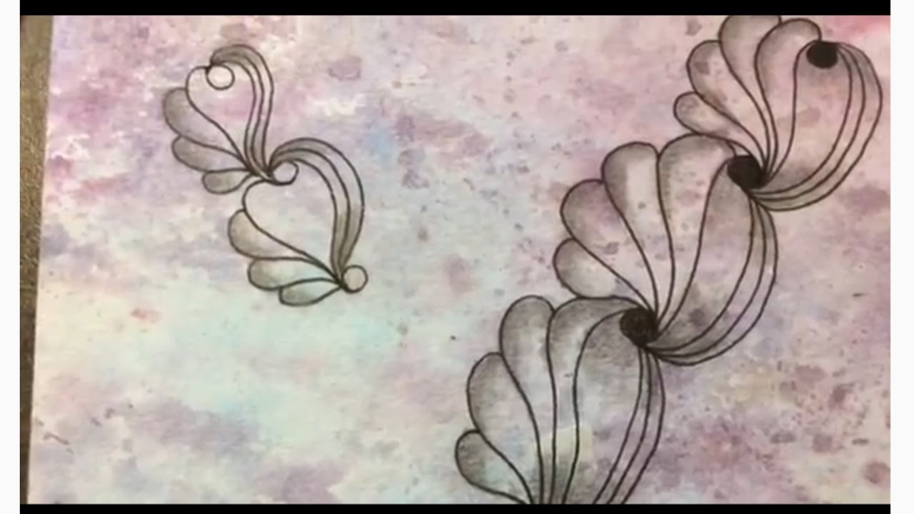 How to draw Tanglepattern 