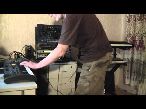 Live Echo-ES session [Korg Microsampler,TR-Rack,Novation KS4]