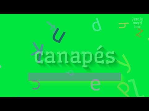 HOW TO PRONOUNCE CANAPÉS? #canapés