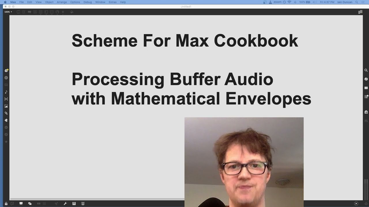 Scheme for Max Cookbook - Processing Audio Buffers