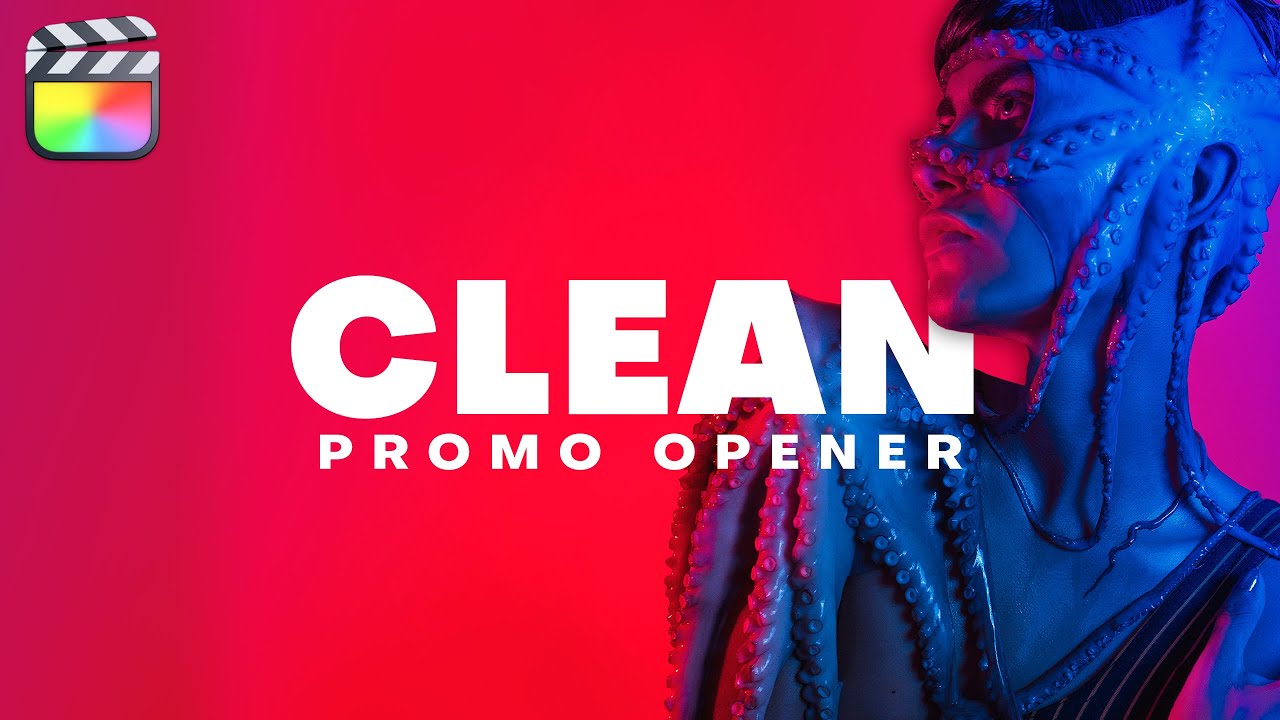 Clean Promo Opener | Final Cut Pro & Apple Motion | template | Tutorial