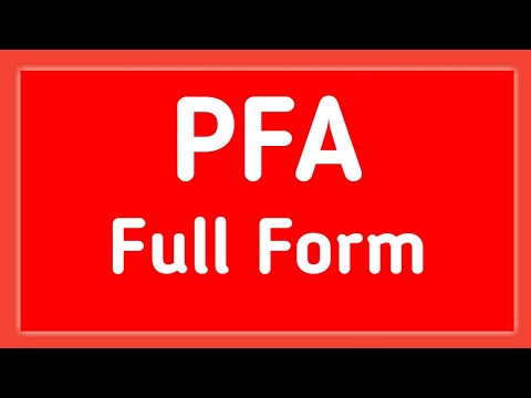 What is the full form of PFA - PFA mining