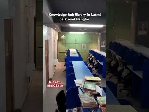 knowledge hub library in Laxmi park road Nangloi delhi.. best library in nangloi #knowledge #hub