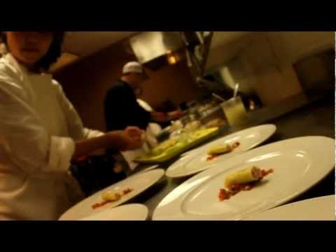 Alyson Hsiao plating course 6 of LQ truffle tasting