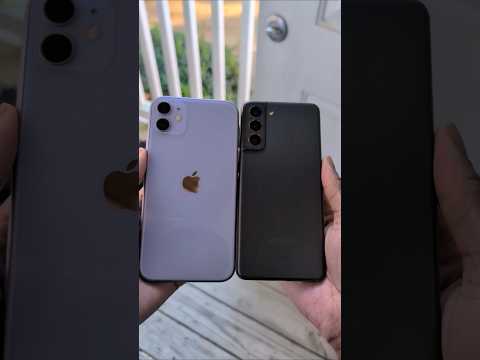 S21 vs iPhone 11 Zoom Camera Test