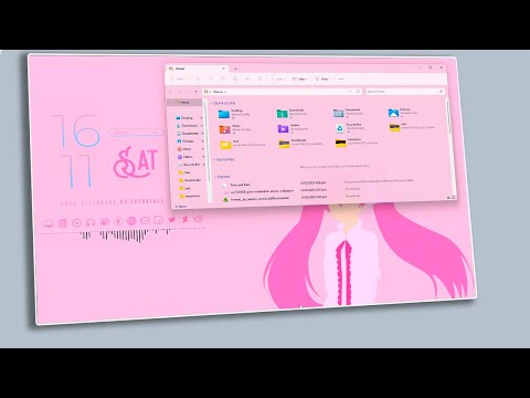 Light pink Theme | Make windows look minimalist | Sweetness theme