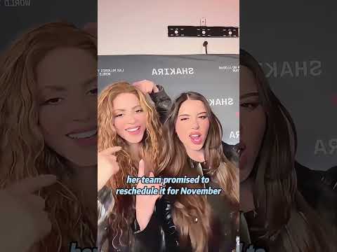 how many concerts has Shakira cancelled in total do you know the reasons behind it?