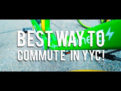 Lime Bikes, Faster and Cheaper than UBER || Calgary Alberta