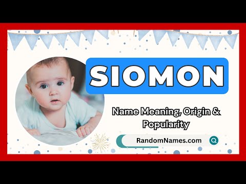 Siomon - Baby Boy Name Meaning, Origin & Popularity - RandomNames.com