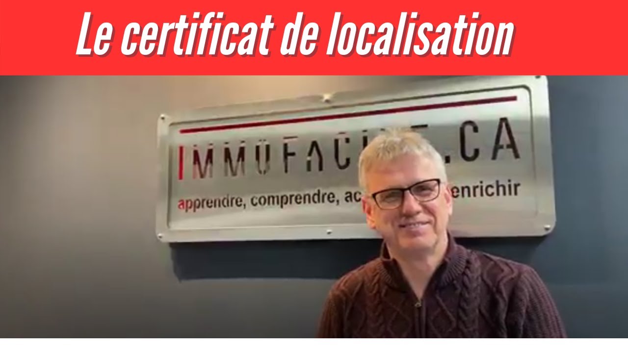 The location certificate - What is it and why?