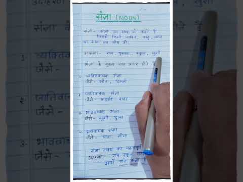 Noun in Hindi | Sangya Kya Hai | Types of Noun | Parts of Speech | Hindi Grammar | संज्ञा क्या है?":