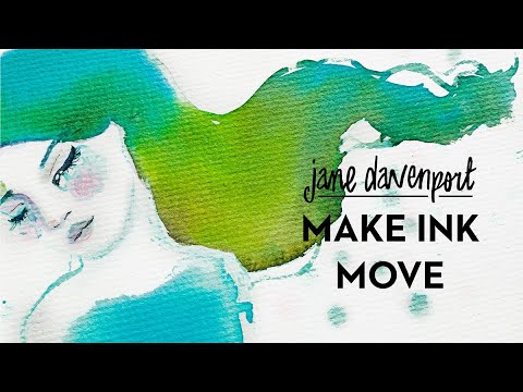 This Trick Makes Ink Come Alive | Water Drawing with Artist Jane Davenport