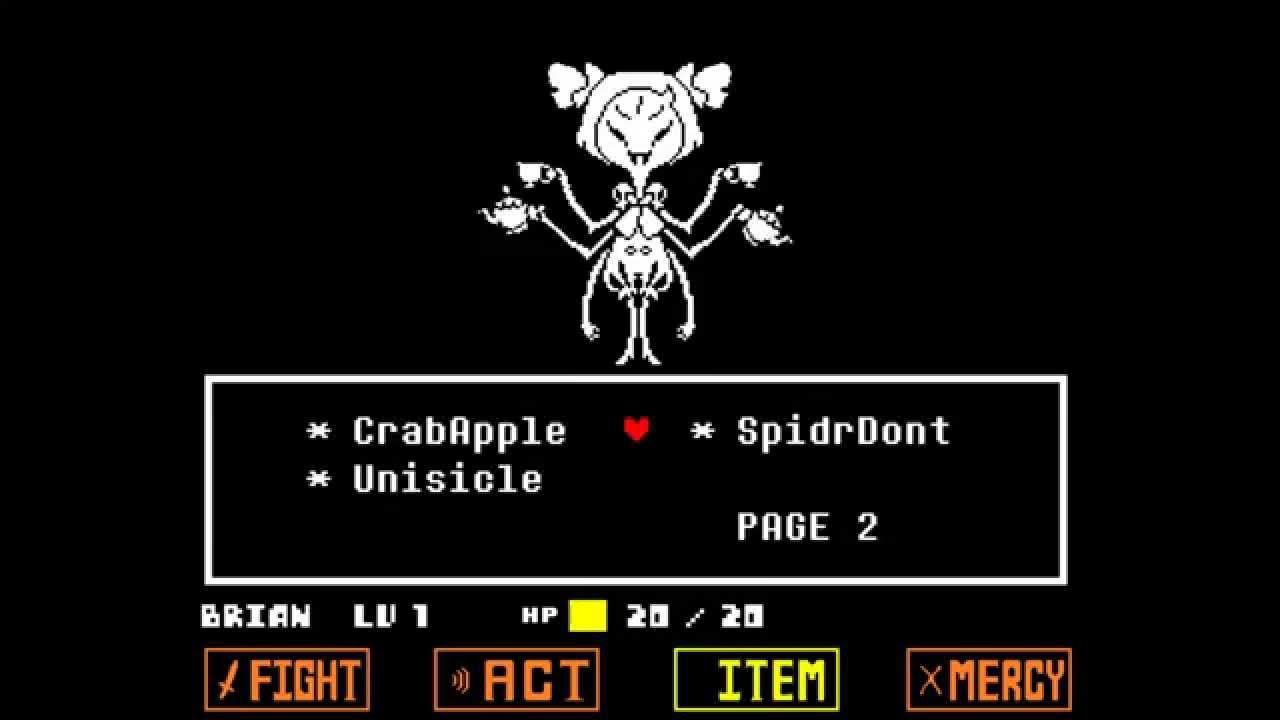Undertale - Neutral/Pacifist Muffet Easter Egg
