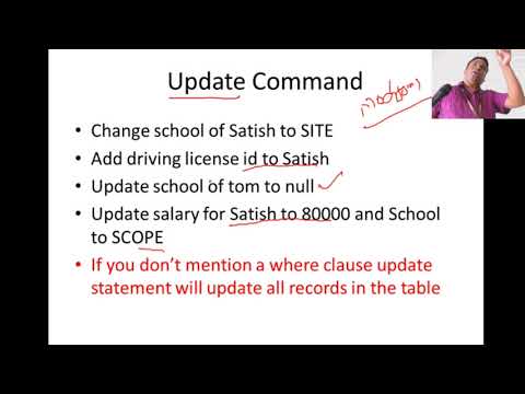 Database Management Systems #6 is Null and is Not Null, SQL Update and Delete, SQL Number Functions