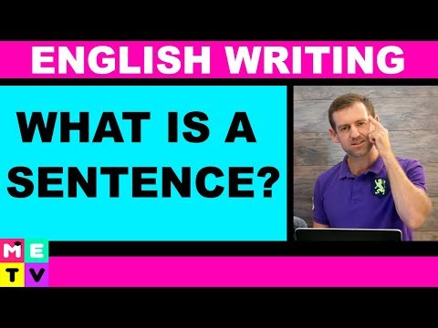 What is a Sentence?