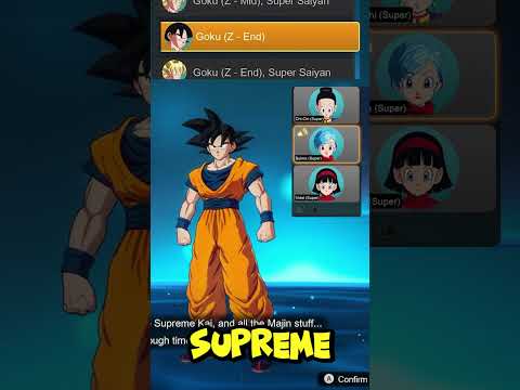 Goku (Z - End) | GIRL CHAT #4 | Dragon Ball Sparking! Zero