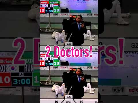 Two Doctors!! 🤣🤺 #fencingfail