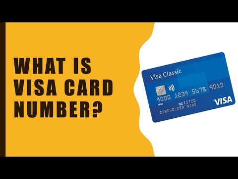 What is visa card number?