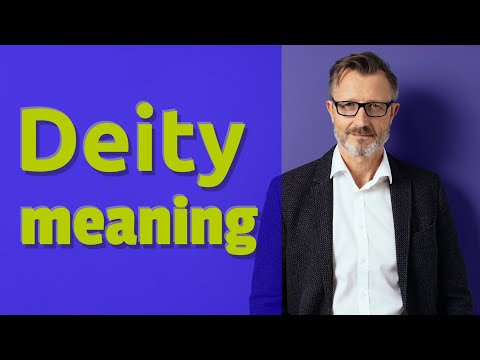 Deity | Definition of deity 📖