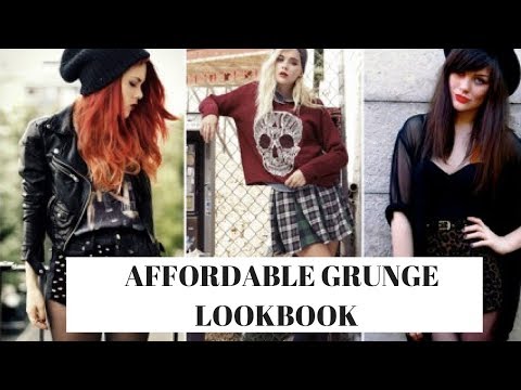 AFFORDABLE GRUNGE AESTHETIC LOOKBOOK!